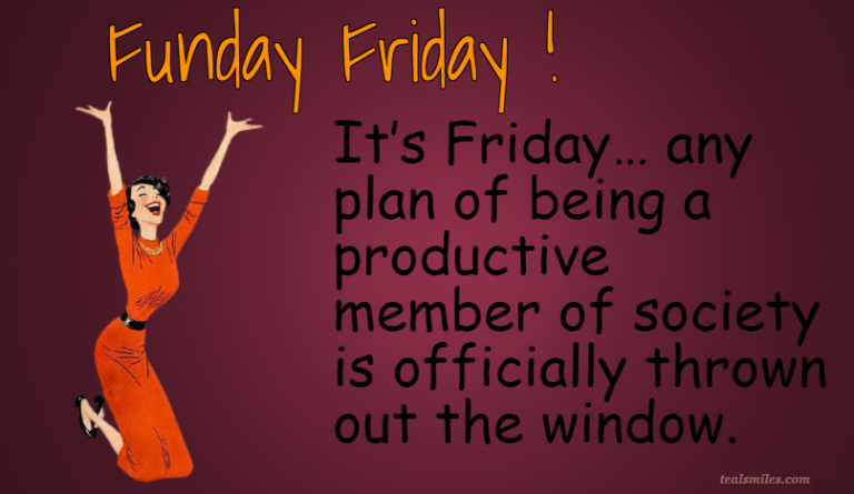 Friday Funny Quotes For Work 2025 - Teal Smiles