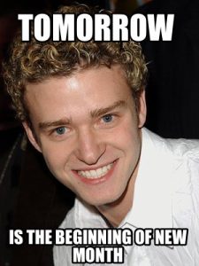 Funny New Month Messages And Memes 2024 - Teal Smiles