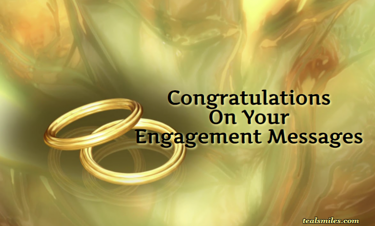 Congratulation Messages on Engagement - Teal Smiles