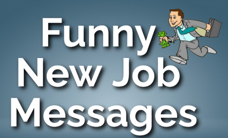 Funny New Job Congratulations Messages - Teal Smiles