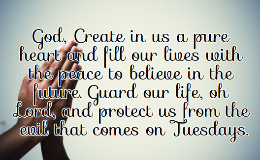 Tuesday Prayer - Teal Smiles