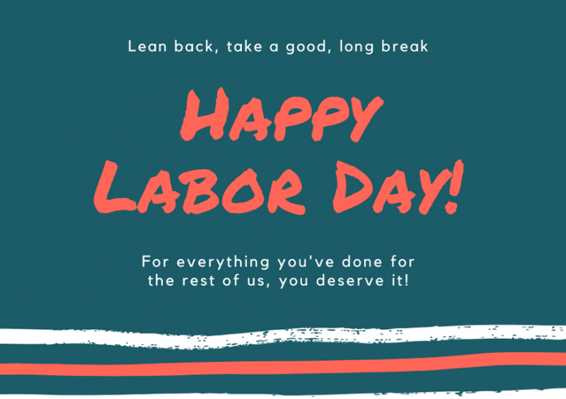 Beautiful Labour Day Messages for Social Media - Teal Smiles