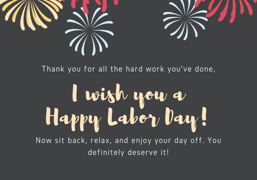 Beautiful Labour Day Messages for Social Media - Teal Smiles