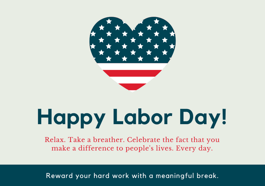 Beautiful Labour Day Messages for Social Media - Teal Smiles