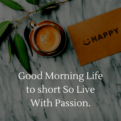 Good Morning Status Images - Teal Smiles